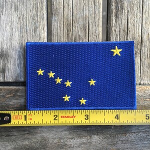 Alaska State Flag Vintage Travel Patch - Etsy