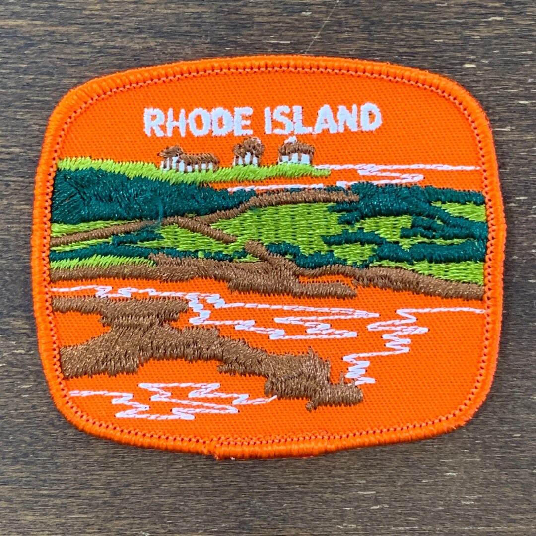 Rhode Island Vintage Souvenir Travel Patch - Etsy