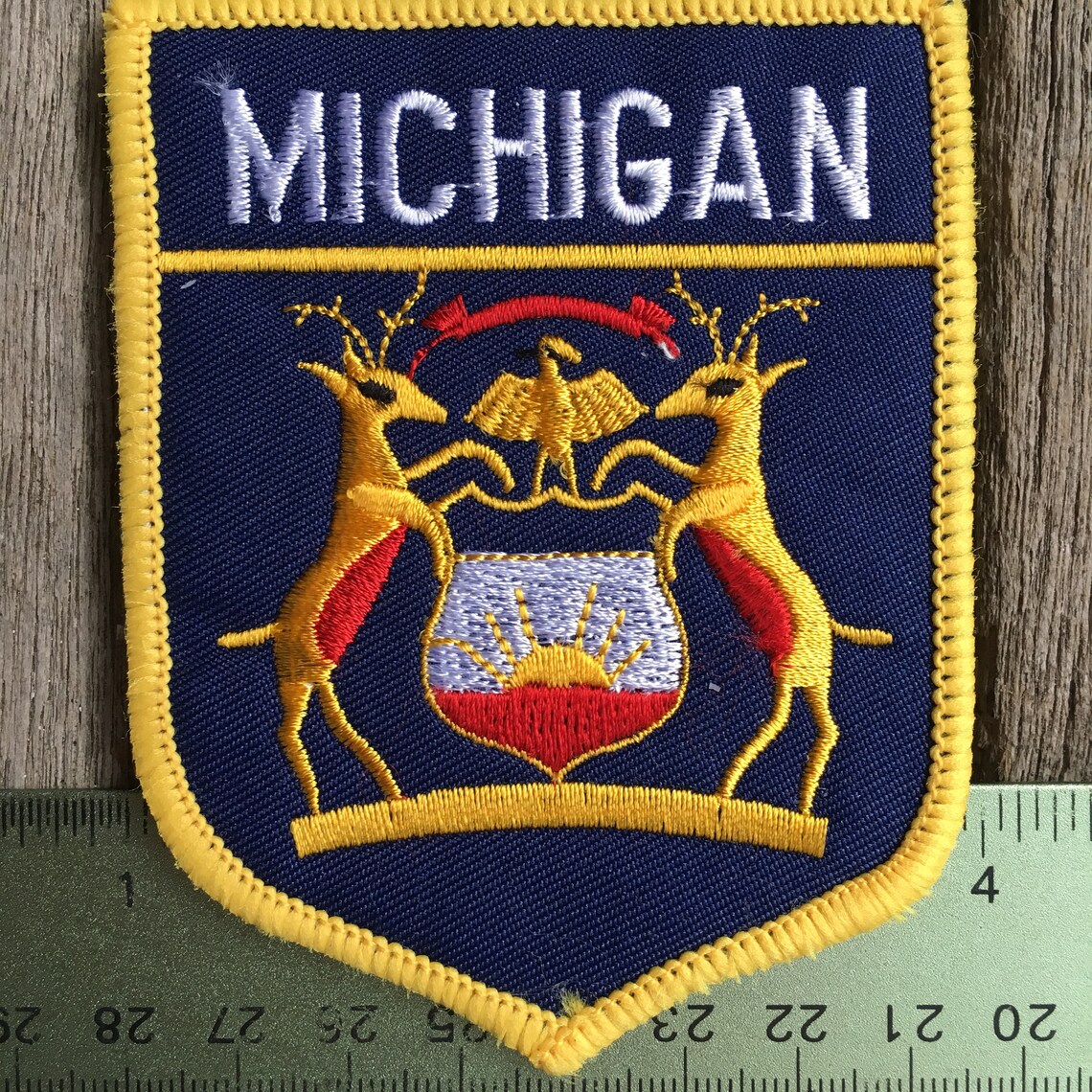 Michigan Flag Souvenir Travel Patch | Etsy