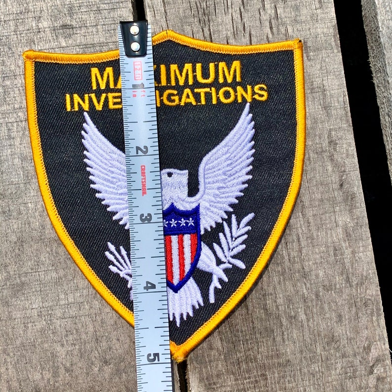Maximum Investigations Security Guard Uniform Patch - Etsy