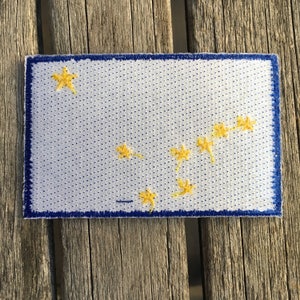 Alaska State Flag Vintage Travel Patch - Etsy