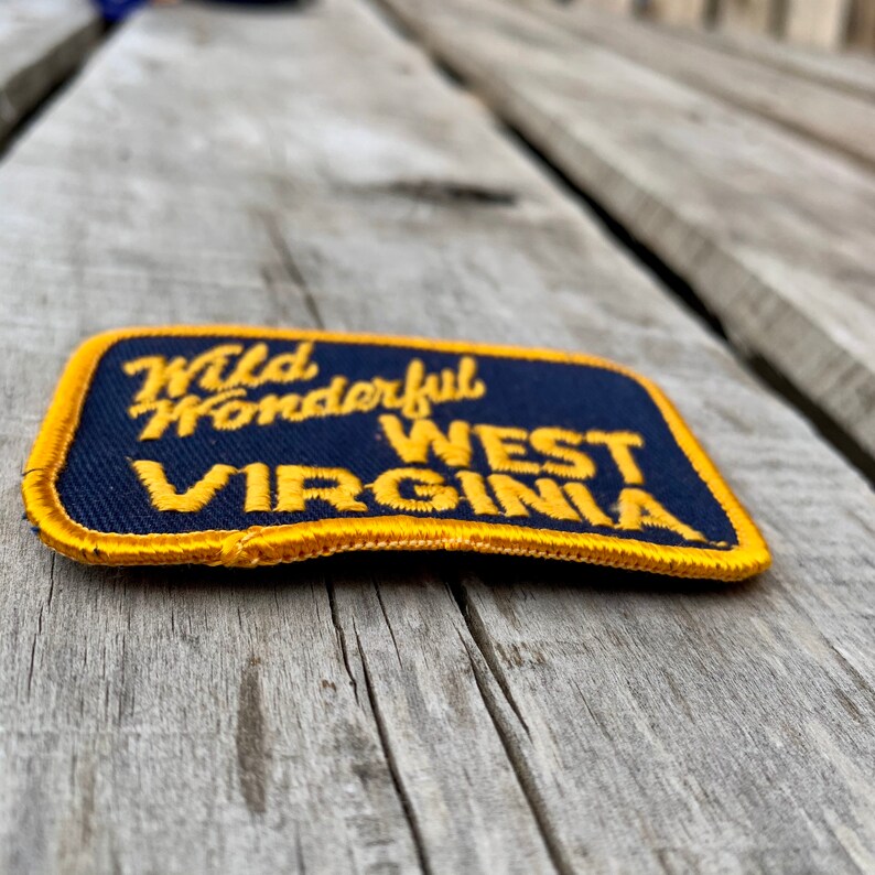 Wild and Wonderful West Virginia Vintage Travel Patch | Etsy