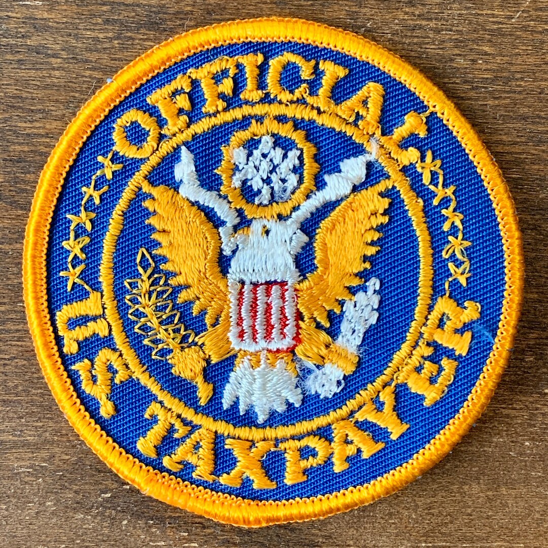 Official U.S. Taxpayer Novelty Patch - Etsy