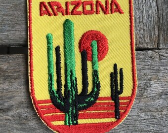Arizona Vintage Travel Patch by Voyager - Etsy
