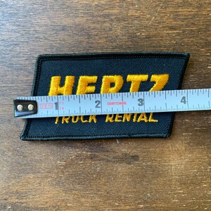 Hertz Truck Rental Work Shirt Uniform Patch - Etsy
