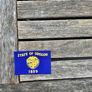 State of Oregon Flag Patch - Etsy