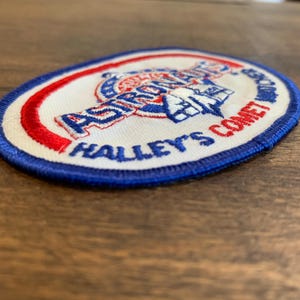 Halley's Comet Watcher, Young Astronauts, Vintage Souvenir Patch - Etsy