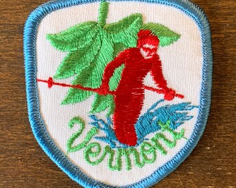 Vermont Vintage Travel Patch by Voyager - Etsy