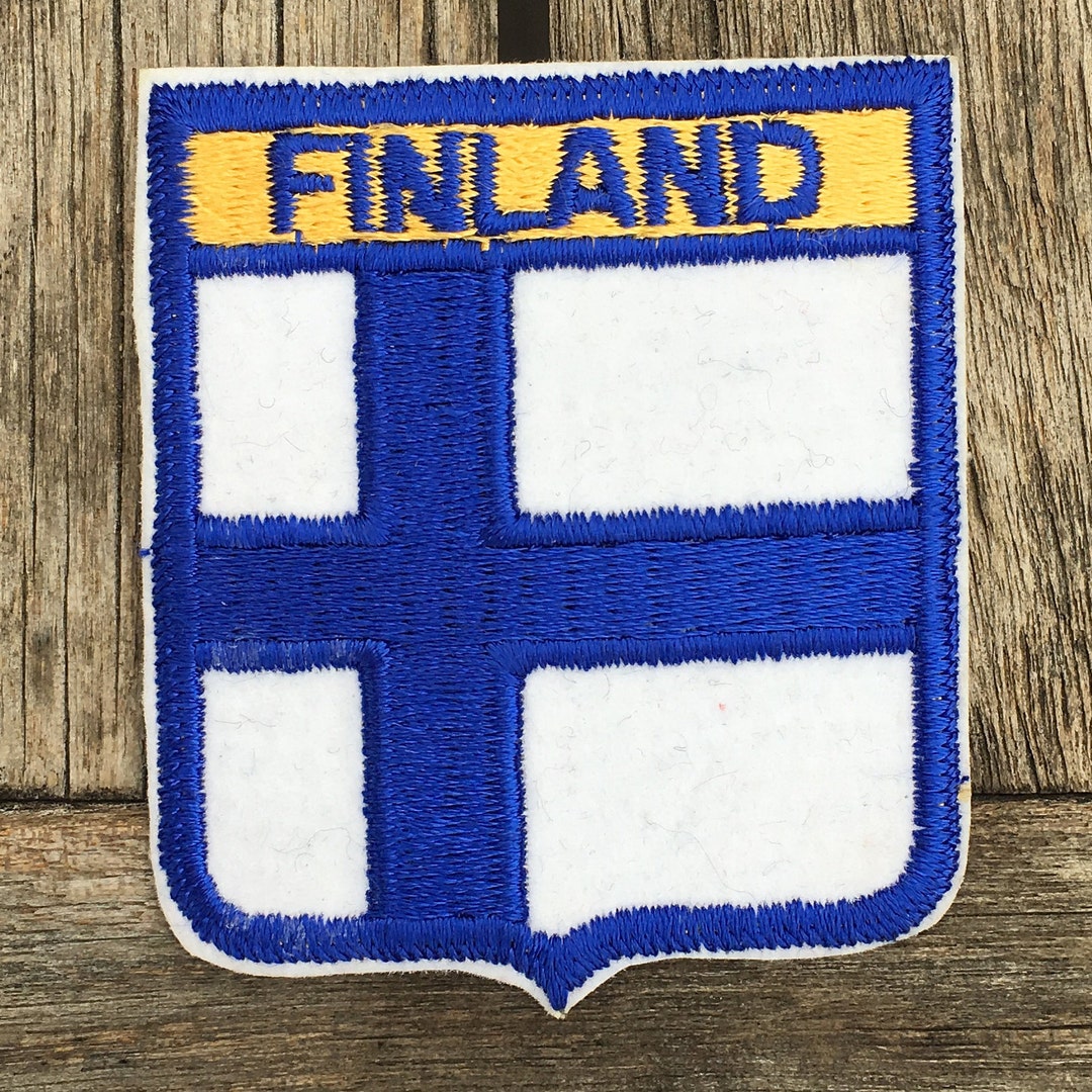Finland Flag Souvenir Travel Patch - Etsy