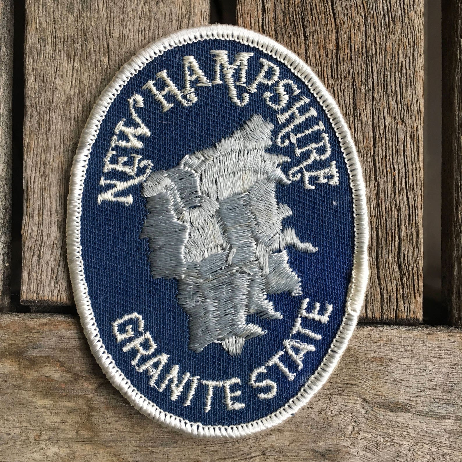 New Hampshire Granite State Vintage Travel Patch | Etsy