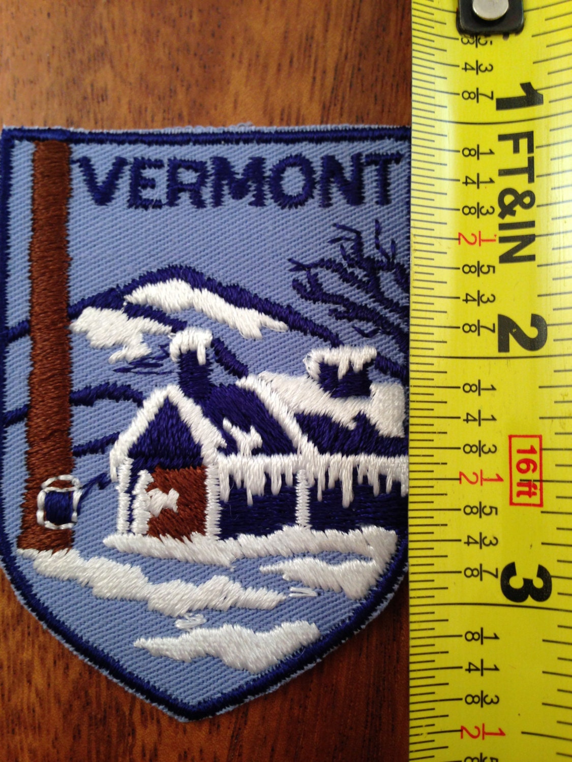 Vermont Vintage Travel Patch by Voyager - Etsy