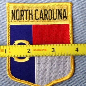 North Carolina State Flag Vintage Travel Patch - Etsy