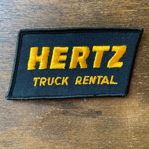 Hertz Truck Rental Work Shirt Uniform Patch - Etsy