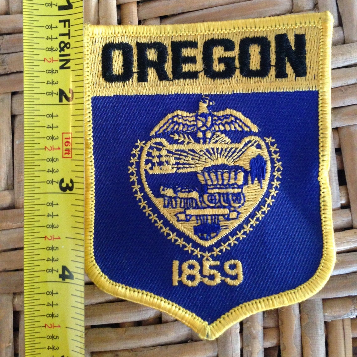 Oregon State Flag Vintage Travel Patch | Etsy