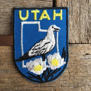 Utah Vintage Souvenir Travel Patch by Voyager - Etsy