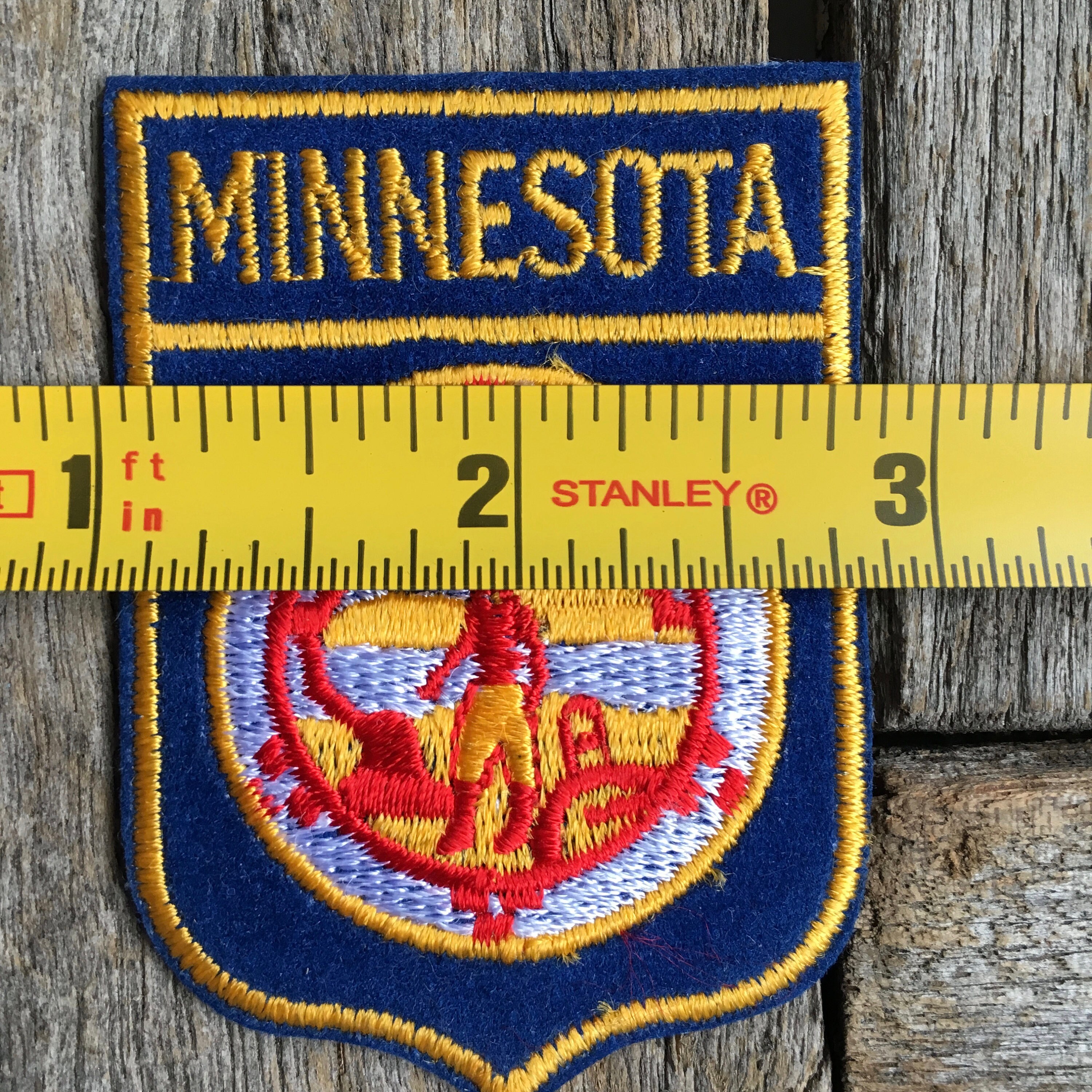 Minnesota Flag Vintage Felt Travel Patch | Etsy
