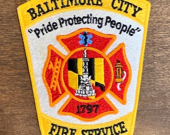 Baltimore Fire Patch - Etsy