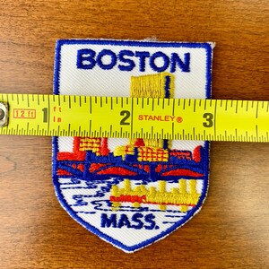 Boston Massachusetts Vintage Souvenir Travel Patch by Voyager - Etsy