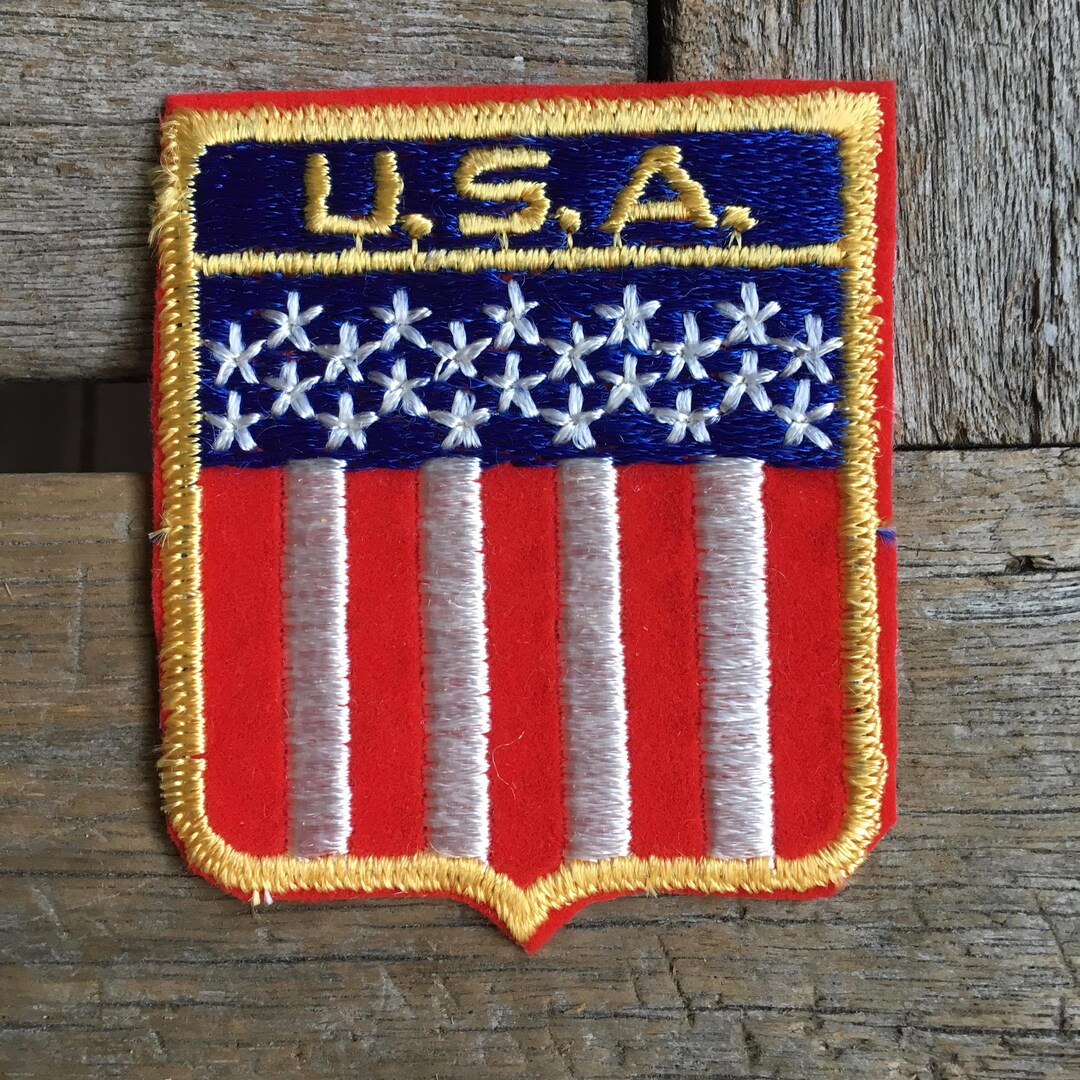 USA Flag Patch - Etsy
