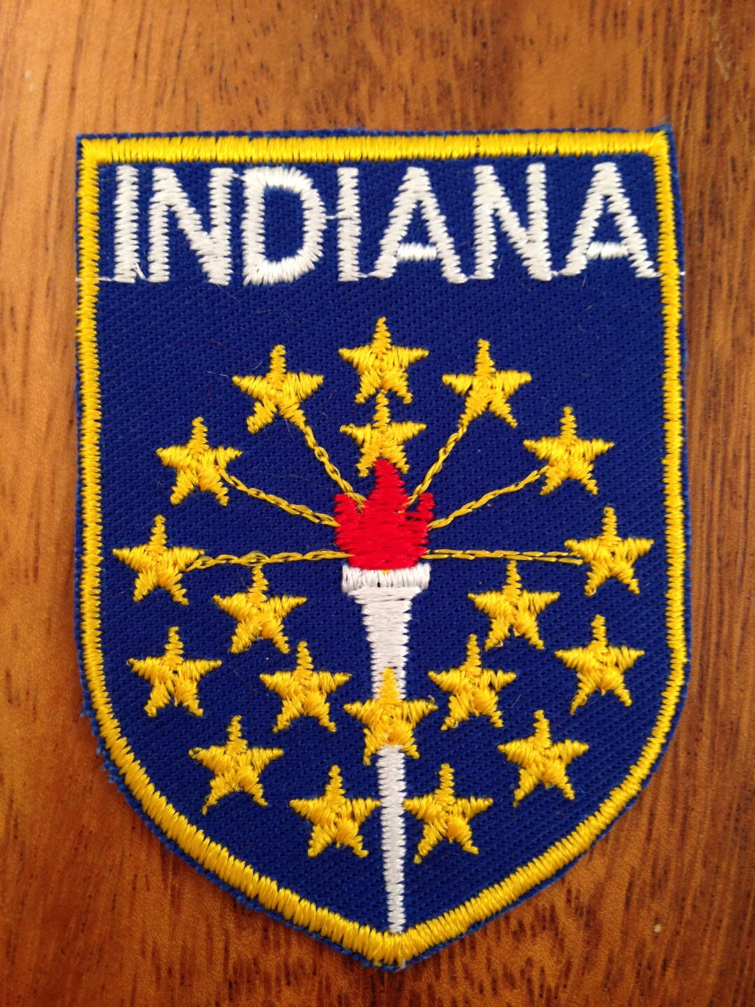 Indiana Vintage Travel Patch by Voyager - Etsy
