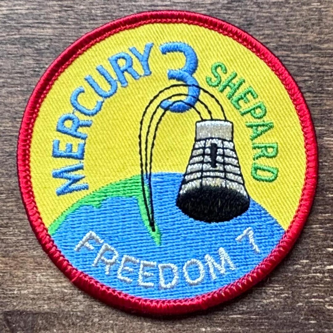 Mercury 3 Friendship 7 Shepard Vintage Souvenir Patch - Etsy