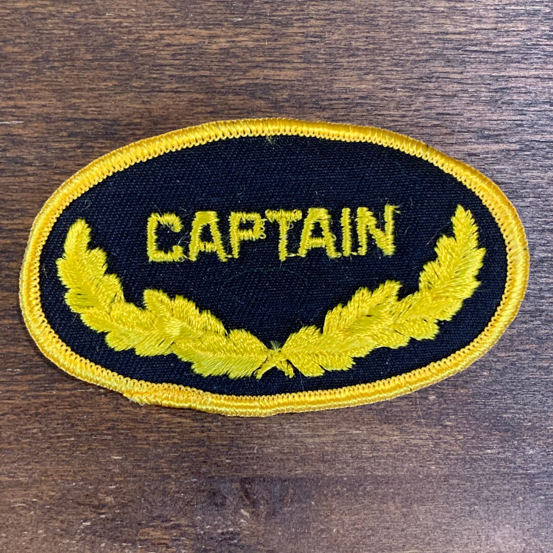 Captain Vintage Souvenir Patch - Etsy
