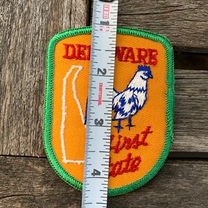 Delaware first State Vintage Souvenir Travel Patch - Etsy