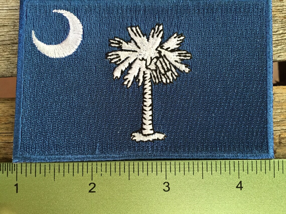 South Carolina State Flag Travel Patch - Etsy