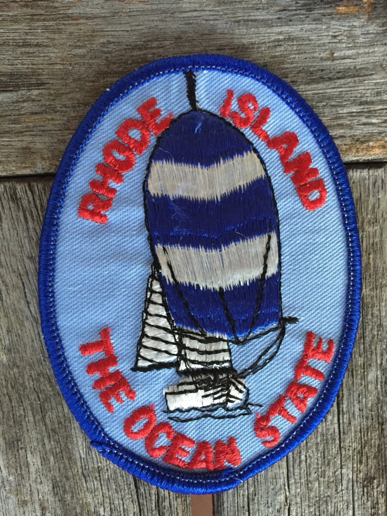 Rhode Island the Ocean State Vintage Souvenir Travel Patch | Etsy