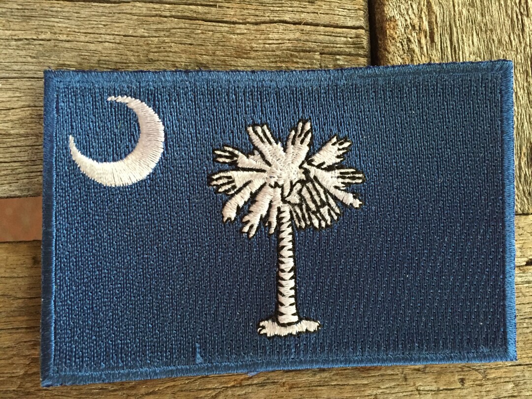 South Carolina State Flag Travel Patch - Etsy