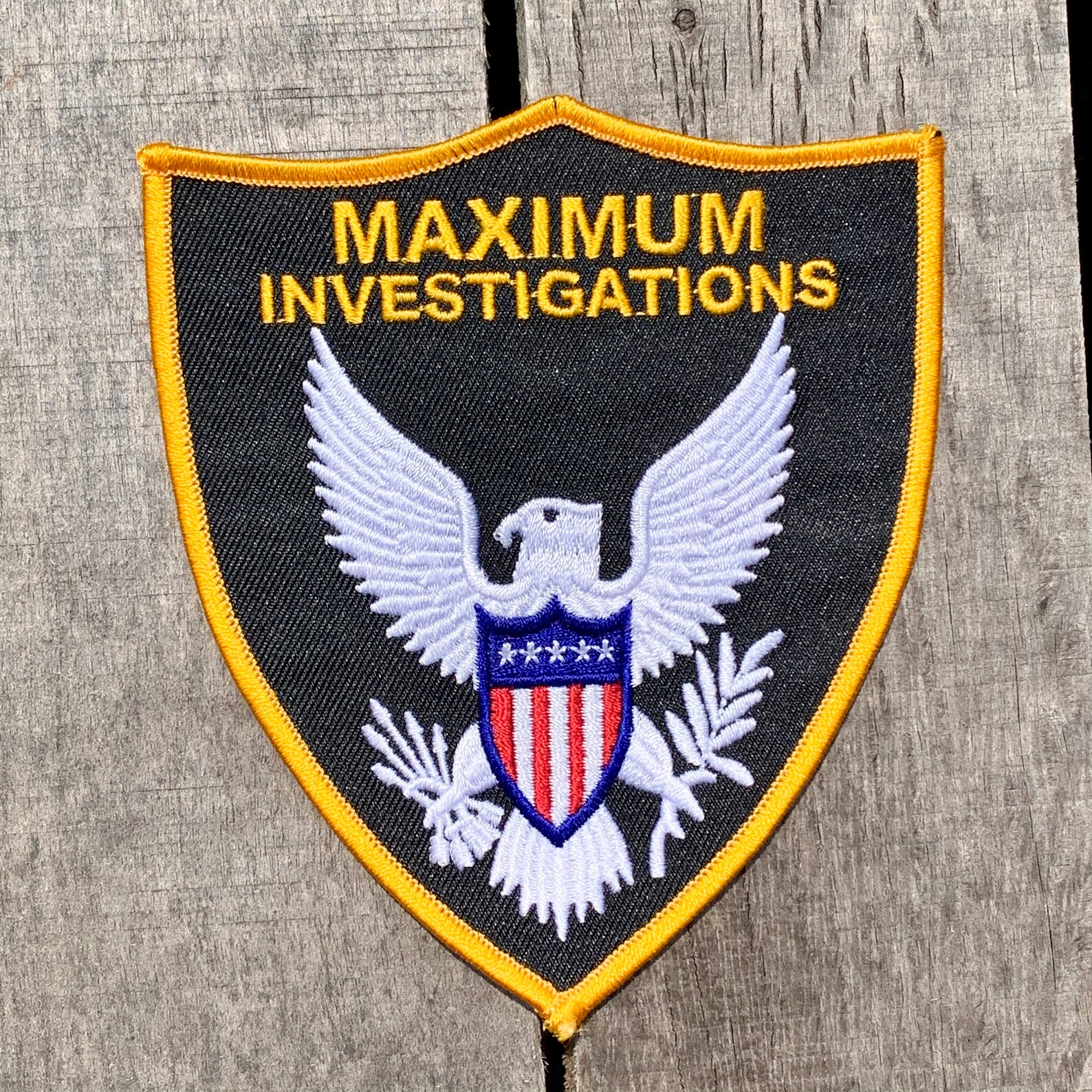 Maximum Investigations Security Guard Uniform Patch - Etsy