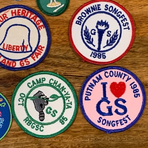 A Batch/lot of 20 Vintage Girls Scout Patches - Etsy
