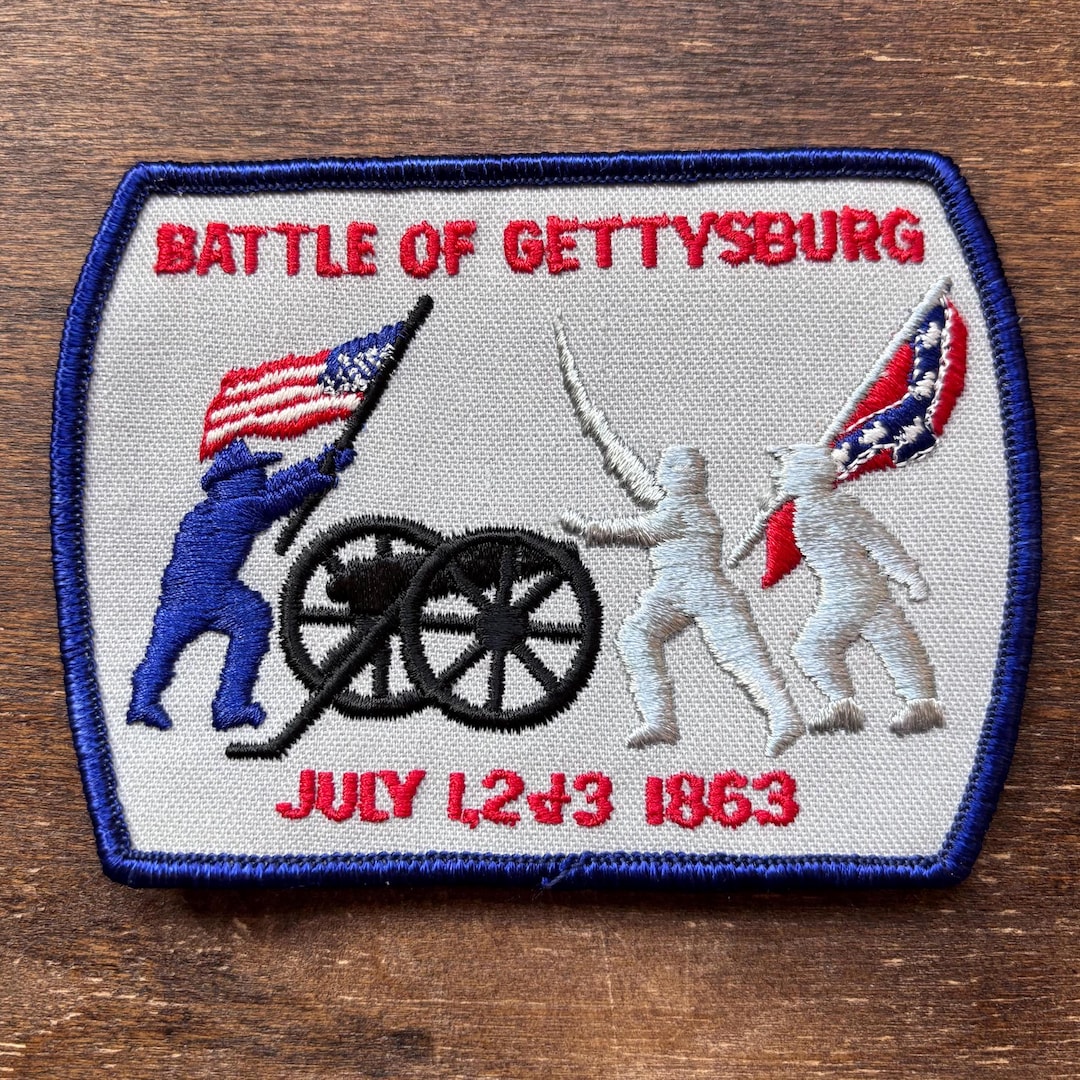 Battle of Gettysburg Anniversary Vintage Souvenir Travel Patch - Etsy