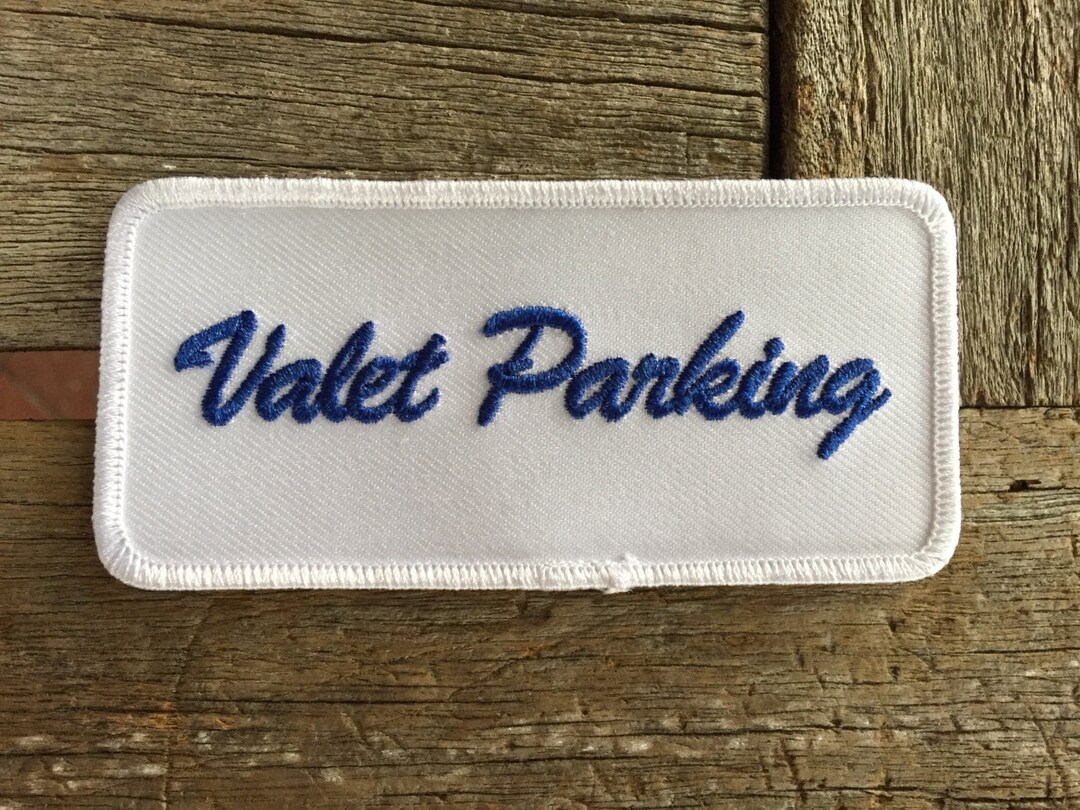 Valet Parking Shirt Uniform Patch - Etsy