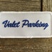 Valet Parking Shirt Uniform Patch - Etsy