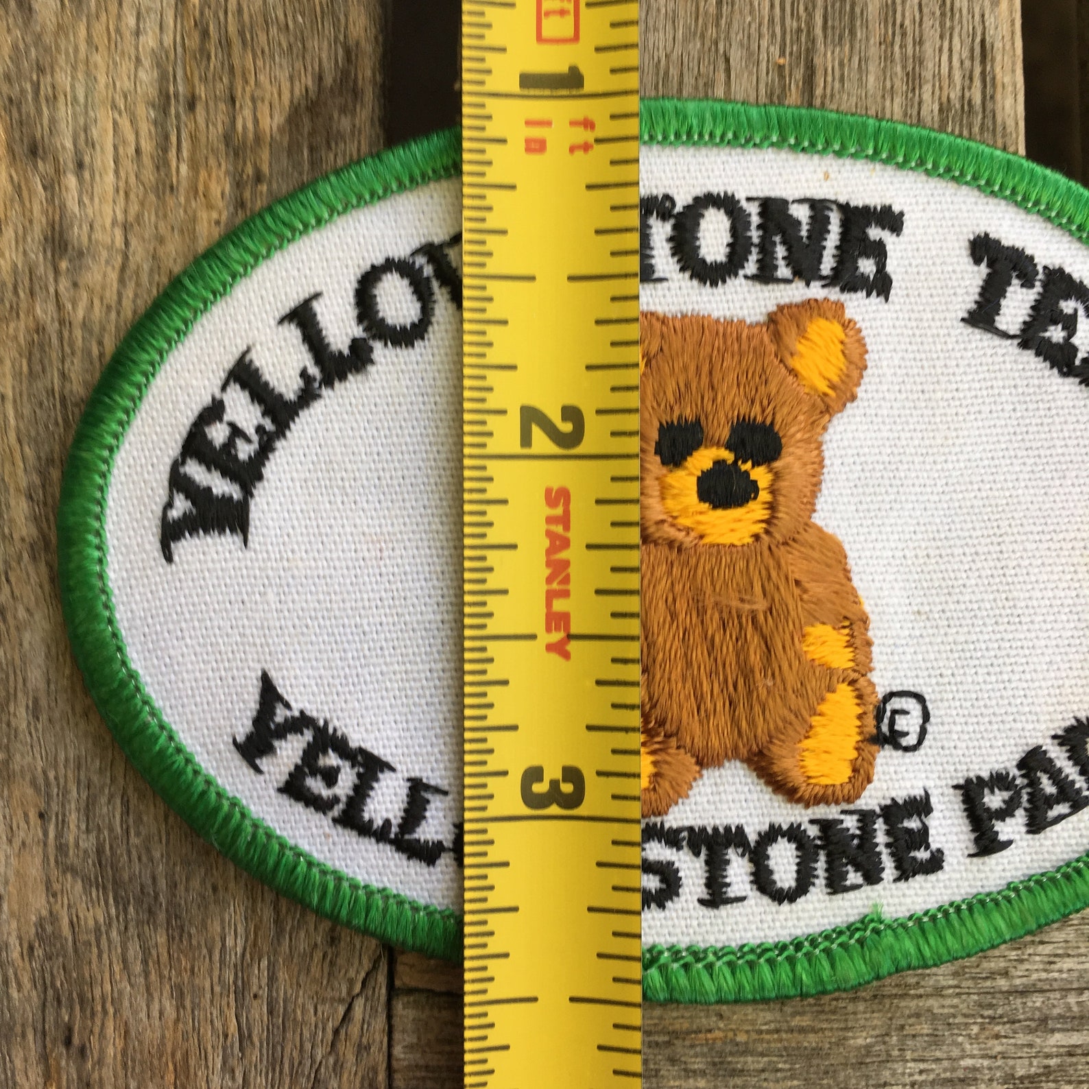 Yellowstone Teddy Yellowstone Park Souvenir Travel Patch - Etsy