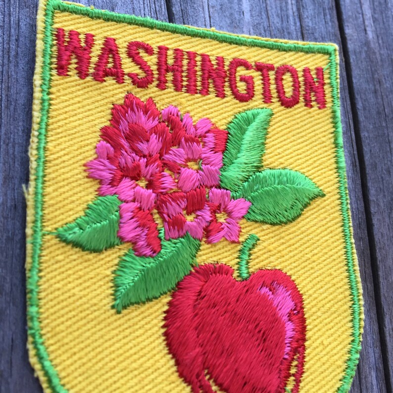Washington State Vintage Travel Patch by Voyager - Etsy