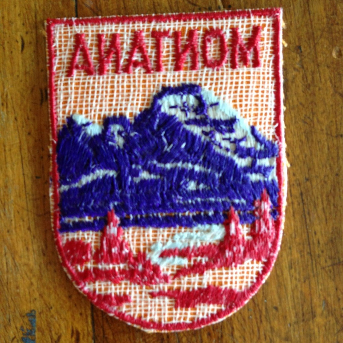Montana Vintage Travel Patch by Voyager | Etsy