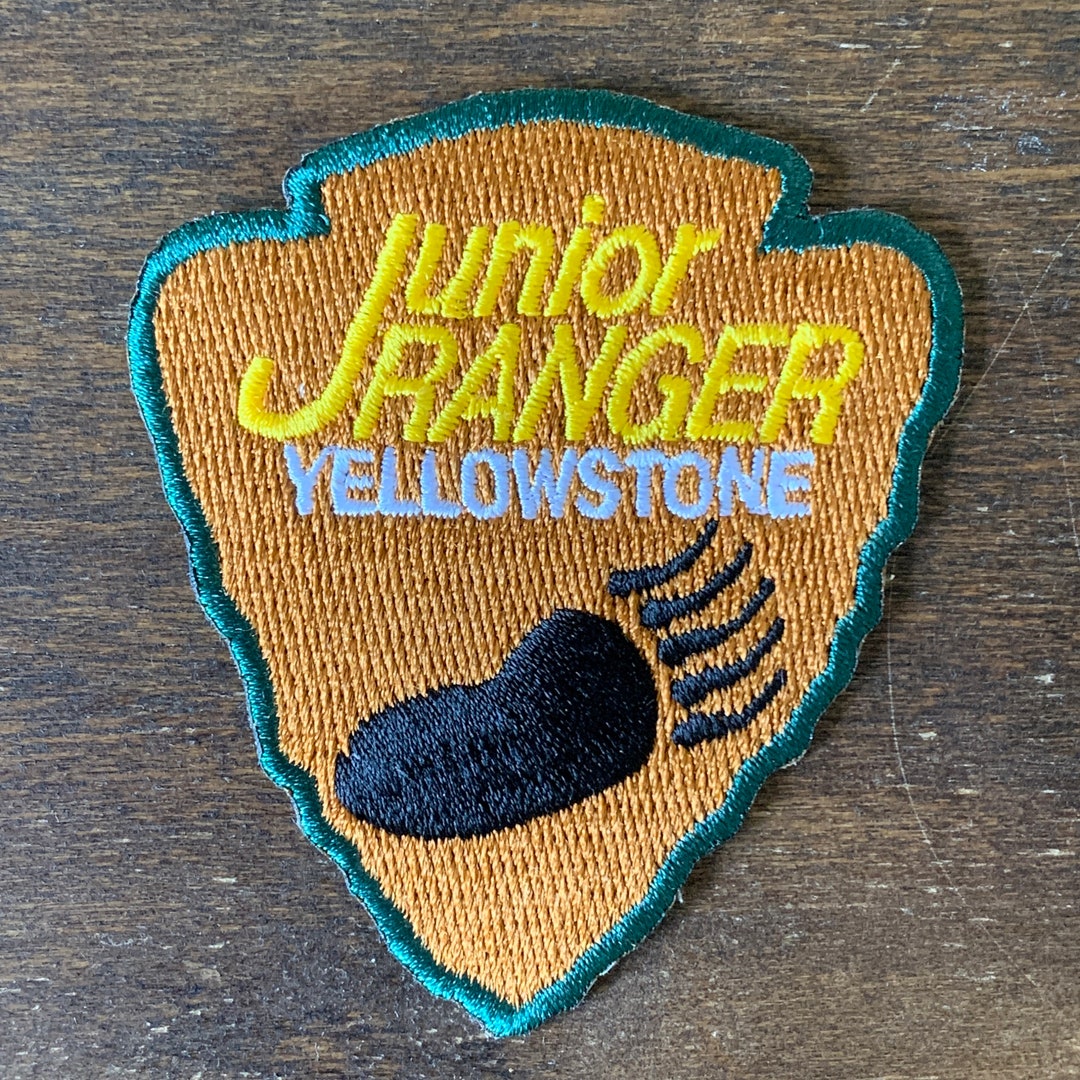 Yellowstone Junior Ranger Souvenir Patch - Etsy