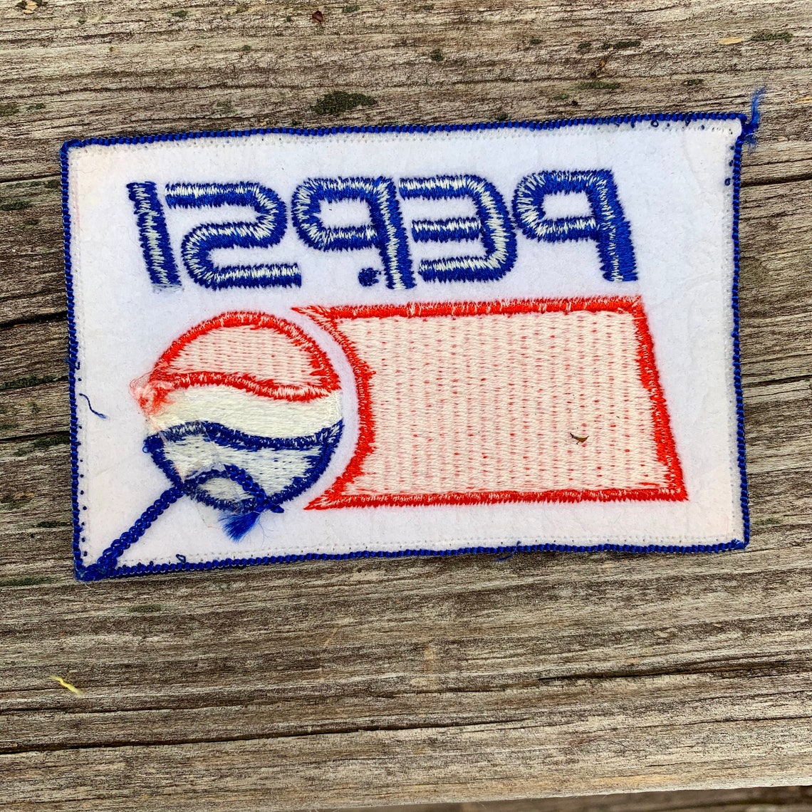 Pepsi. A work shirt uniform patch with the old Pepsi logo. | Etsy