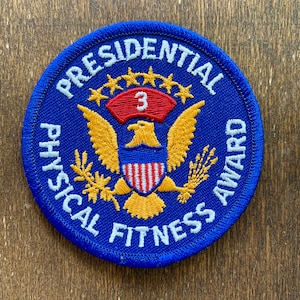 Presidential Physical Fitness Award Patch - Year 3 - Etsy