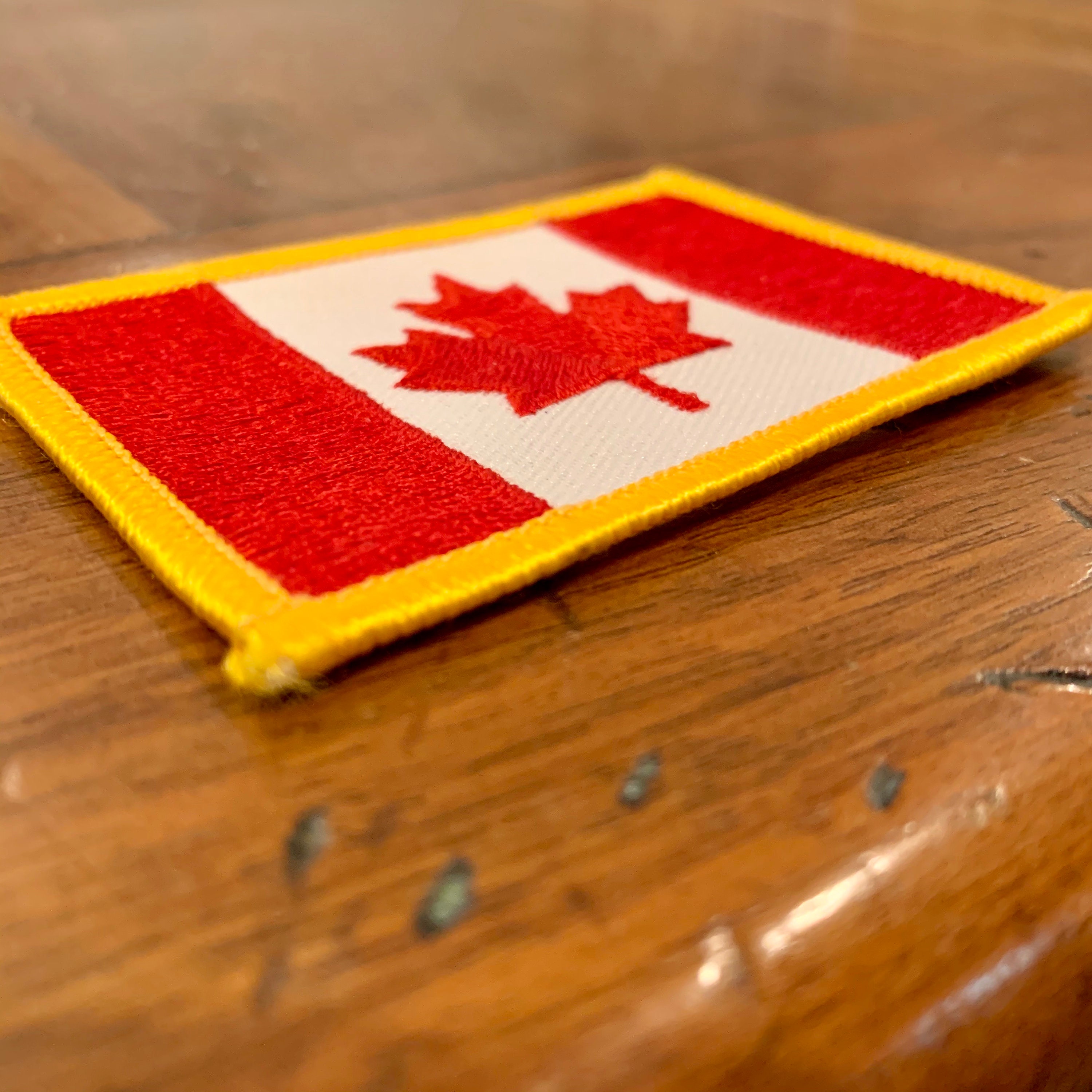 Canadian Flag Vintage Travel Patch | Etsy