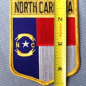 North Carolina State Flag Vintage Travel Patch - Etsy