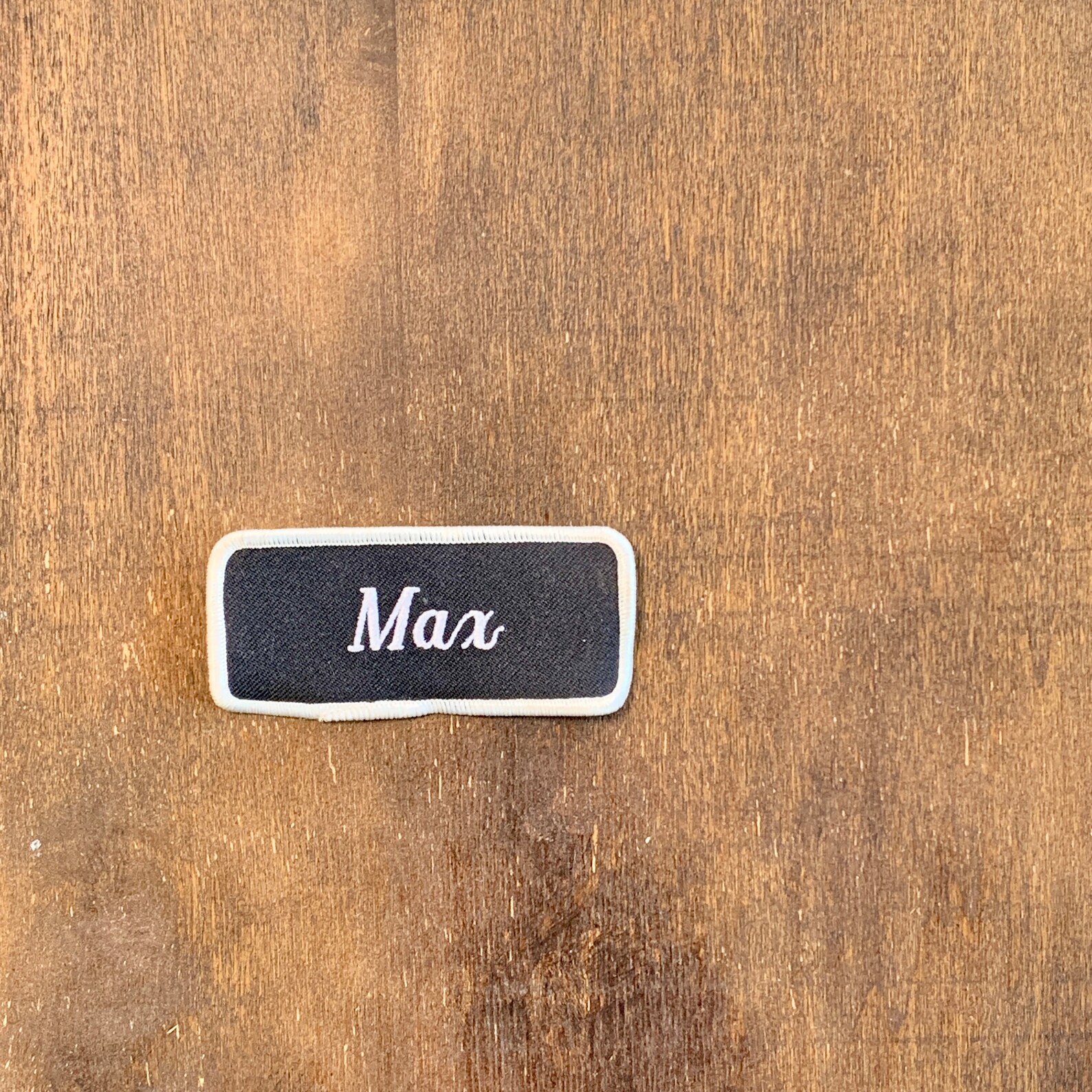 Max. A Black Work Shirt Patch That Says max in - Etsy