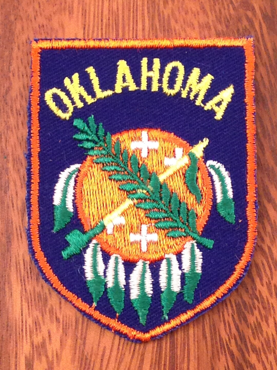 Oklahoma Vintage Travel Patch by Voyager - Etsy