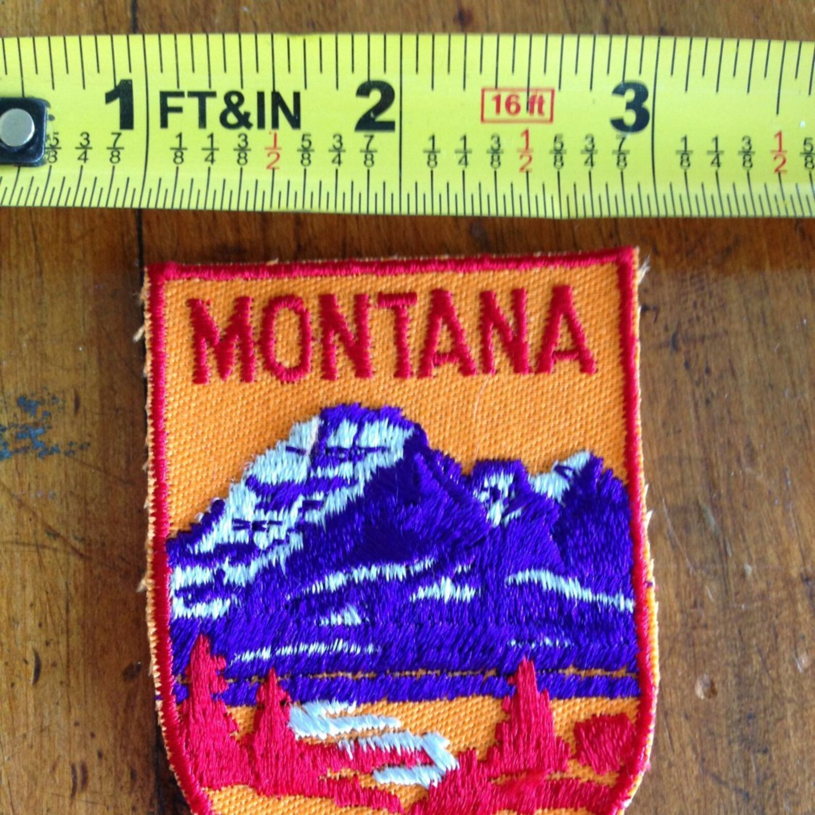 Montana Vintage Travel Patch by Voyager | Etsy