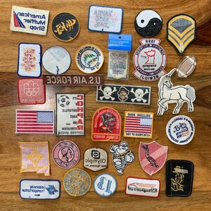A Batch/lot of 30 Mixed/random Vintage Patches - Etsy
