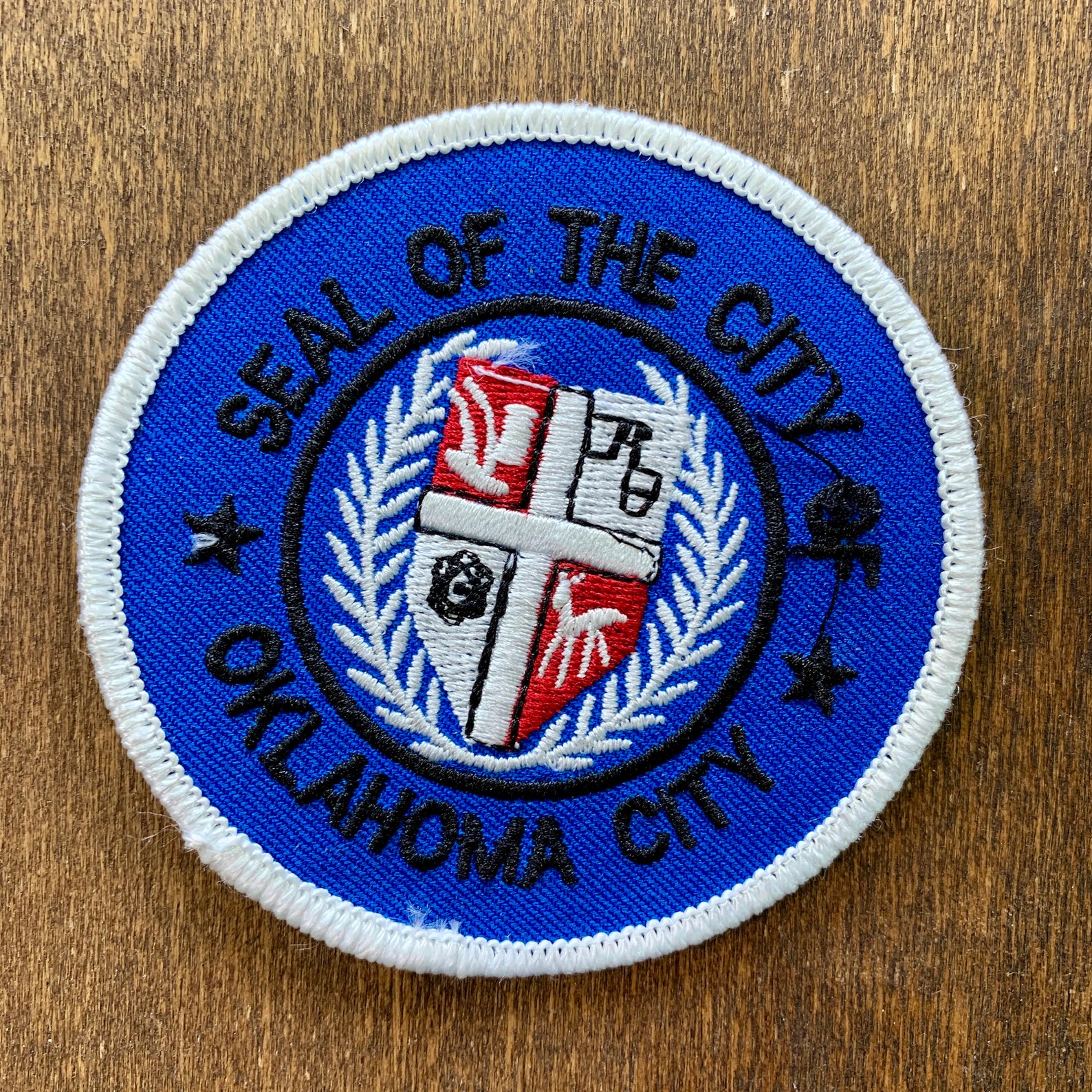 Oklahoma City Seal of the City Patch | Etsy