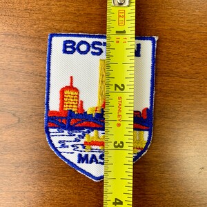 Boston Massachusetts Vintage Souvenir Travel Patch by Voyager - Etsy
