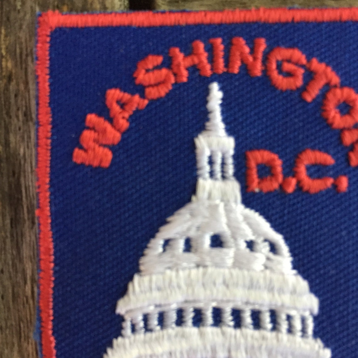 Washington D.C. Vintage Travel Patch by Voyager - Etsy